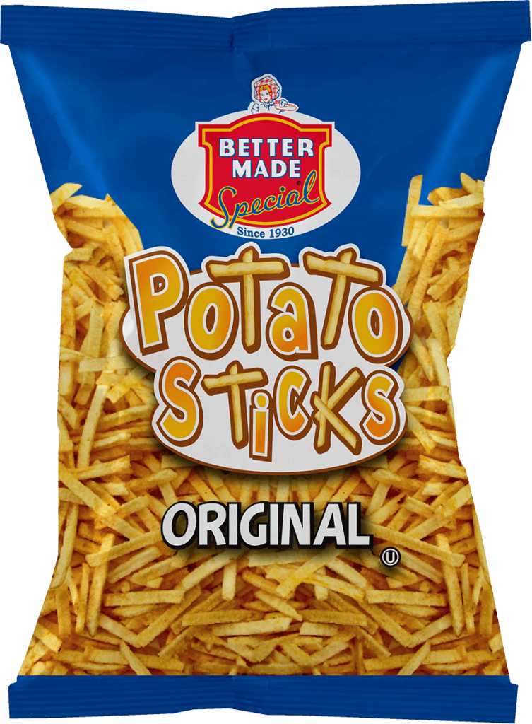 Shop Better Made Original Potato Sticks - 3 oz Bags